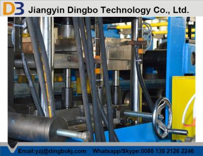 China 22kw Motor Truck Beam Purlin Roll Forming Machine With Gearbox Driven for sale