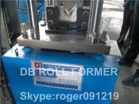 China Angle Bar Purlin Roll Forming Machine PLC vector inverter With Cr12 Puching for sale