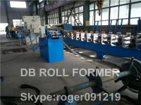China Angle Bar Purlin Roll Forming Machine PLC vector inverter With Cr12 Puching for sale