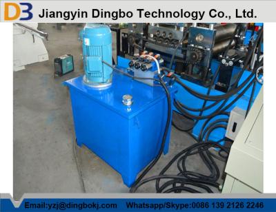 China Automatic Metal Purlin Roll Forming Machine PLC vector inverter for sale