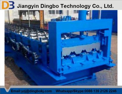 China Galvanized Steel Sheet Floor Deck Roll Forming Machine 10-12m/Min for sale