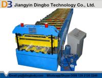 China 18.5kw Easy Operation Floor Deck Roll Forming Machine For Galvanized Steel Sheet for sale