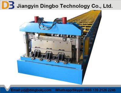 China Customized Sheet Metal Decking Roll Forming Machine Controled by PLC System for sale