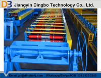 China High Speed Running Customized Sheet Metal Decking Roll Forming Machine Controled by PLC System for sale