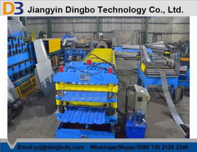 China 5.5kw Steel Roof Tile Forming Machinery for Feature Fast Construction Speed for sale
