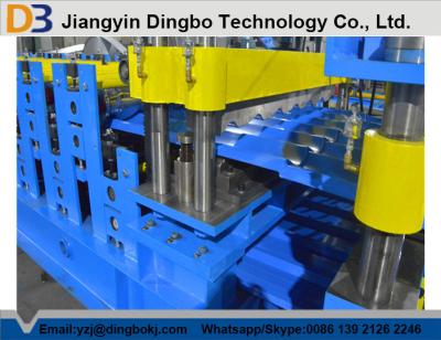 China 5.5kw Glazed Steel Tile Forming Machine steel roof tile forming machine sheet step tile roll forming machine for sale