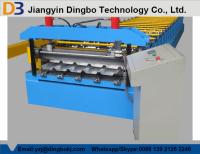 China 7.5kw High Speed Metal Roof Roll Forming Machinery with Man-made Uncoiler for Lighting for sale