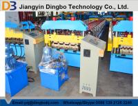 China Wall Panel Roof Panel Roll Forming Machine With Touch Screen PLC Control System for sale