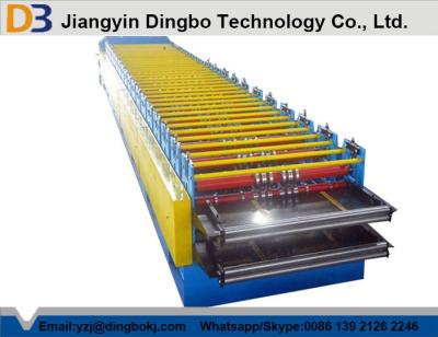 China 12 Tons Knudson Roll Former / High Speed Roof Panel Roll Forming Machine ISO for sale