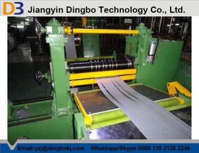 China Semiautomatic 380V / 3PH Steel Slitting Line Machinery With Hydraulic Tension Station for sale