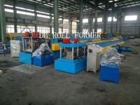 China Cr12 Punching materia C Shape Steel Purlin Roll Forming Machine for sale