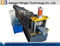 China Automatic Semi Circle Metal  Rain Water Gutter Cold Roll Forming Machine for sale