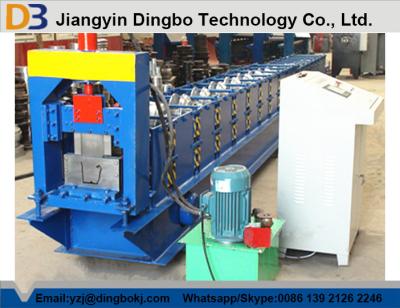 China Galvanize Steel Half Round Rain Gutter Roll Forming Machine with Mould Hydraulic Cutting for sale