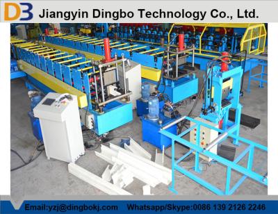 China Color Steel Rain Gutter Roll Forming Equipment With Mitsubishi PLC Control for sale