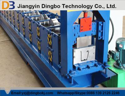 China PLC Control Rain Gutter Making Machine With Embossing 5.5KW 12MPa Working Pressure for sale