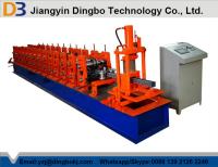 China Hydraulic Cutting Steel Storage Rack Roll Forming Machine With With 5 Ton Decoiler for sale
