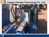 China Fire / Vane Smoke Damper Metal Roll Forming Machine With Cr 12 Quenched Cutter for sale