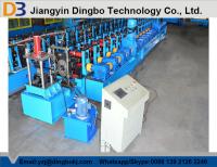 China Gcr15 Steel Solar Frame Metal Forming Equipment , Roll Former Machine With Electric Drive for sale