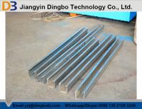 China Low Noise C / U Solar Frame Steel Roll Forming Machine With 12 Month Warranty for sale
