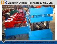 China Blue Guardrail Roll Forming Machine , Highway Guardrail Making Machine CE And ISO for sale