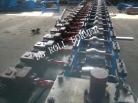 China Rolling Shutter Slats Roll Forming Machine With PU Foam - Filled Device for sale