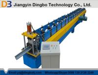 China Hydraulic Post Cutting Metal Water Gutter Profile Roll Forming Machine Forming Speed 8-12m / Min for sale