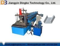 China C Channel Purlin Roll Forming Machine With Mitsubishi PLC , Sheet Metal Rolling Machine for sale