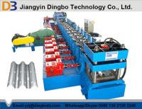 China Heavy Duty Highway Guardrail Roll Forming Machine with Gearbox Transmission for sale