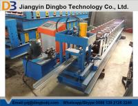 China PLC Control Automatic 80 Mm Box Beam Roll Forming Machine With Cr 12 Quenched Cutter for sale
