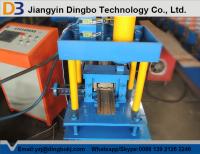 China PLC Control Automatic 80 Mm Box Beam Roll Forming Machine With Cr 12 Quenched Cutter for sale