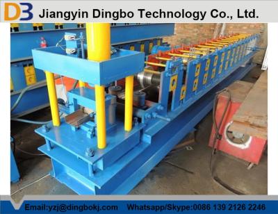 China PLC Control Automatic 80 Mm Box Beam Roll Forming Machine With Cr 12 Quenched Cutter for sale