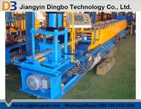 China Galvanized Steel Rack Roll Forming Machine , Shelving Box Beam Roll Forming Equipment for sale