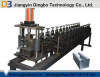China Metal Steel Shop Slat Guides Shutter Door Roll Forming Machine Hydraulic Cutting for sale
