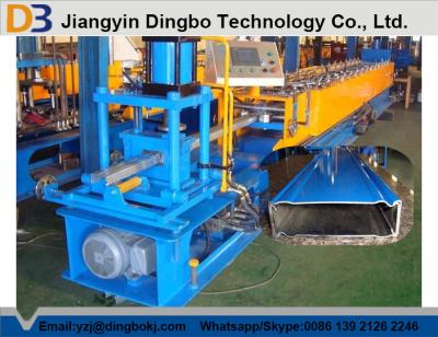 China Shelving Box Beam Warehouse Rack Roll Forming Machine With Cr 12 Quenched Cutter for sale