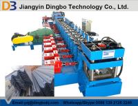 China 380V / 3PH / 50HZ Guardrail Roll Forming Machine For Colored Galvanized Steel Sheet for sale