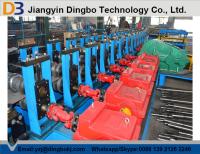 China 380V / 3PH / 50HZ Guardrail Roll Forming Machine For Colored Galvanized Steel Sheet for sale