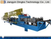 China Hydraulic Pre-punching Adjustable Size Steel CZ Purlin Roll Forming Machine With 5 Tons Decoiler for sale