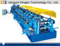 China Hydraulic Pre-punching Adjustable Size Steel CZ Purlin Roll Forming Machine With 5 Tons Decoiler for sale