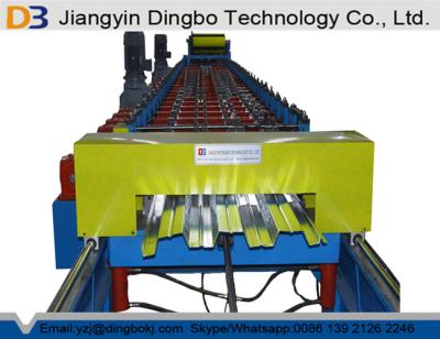 China PPGI Trapezoidal Metal Roll Forming Machine 15m/Min for sale
