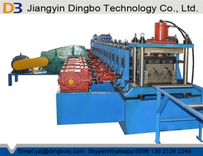 China 3 Wave Highway Guardrail Roll Forming Machine for Making Steel Highway Crash Barrier​ Profile with Hydraulic Cutting for sale