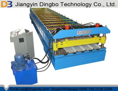 China Steel Tile Roll Forming Machine With Hydraulic Control System For Fencing for sale