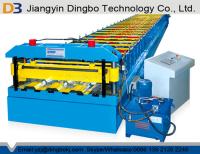 China Galvanized Steel Floor Deck Roll Forming Machine With Hydraulic Uncoiler for sale