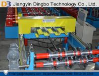 China Galvanized Steel Floor Deck Roll Forming Machine With Hydraulic Uncoiler for sale