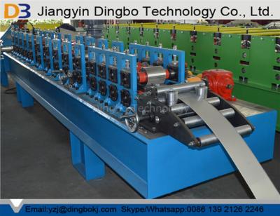China Blue Purlin Roll Forming Machine , U Channel Roll Forming Machine CE SGS ISO for sale