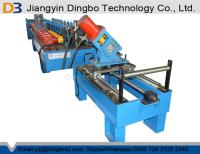 China Blue Purlin Roll Forming Machine , U Channel Roll Forming Machine CE SGS ISO for sale
