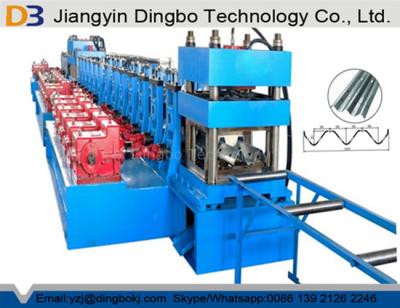 China Steel Frame Guardrail Roll Forming Machine With 37kw Motor And Automatical Cutting Devices for sale
