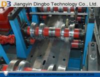China Crash Barrier Roll Forming Machine Highway Guardrail With Hydraulic Post Cutting System for sale