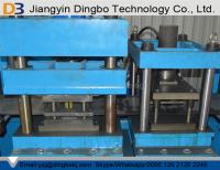 China Crash Barrier Roll Forming Machine Highway Guardrail With Hydraulic Post Cutting System for sale