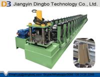 China 1.6MM Galvanize Steel Hydraulic Door Frame Roll Forming Machine for sale