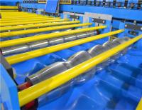 China 3 Phase Colored Steel Glazed Tile Roll Forming Machine With 1 Year Warranty roof roll forming machine for sale